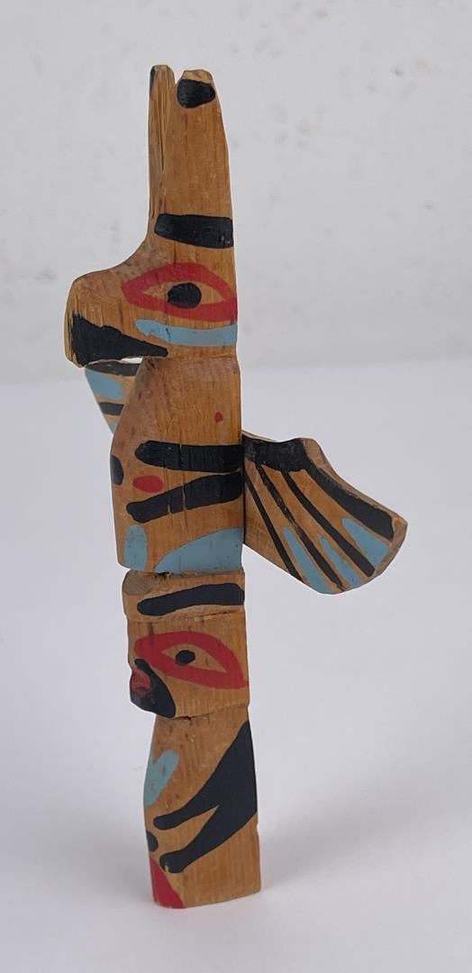 Northwest Coast Native American Haida Totem Pole