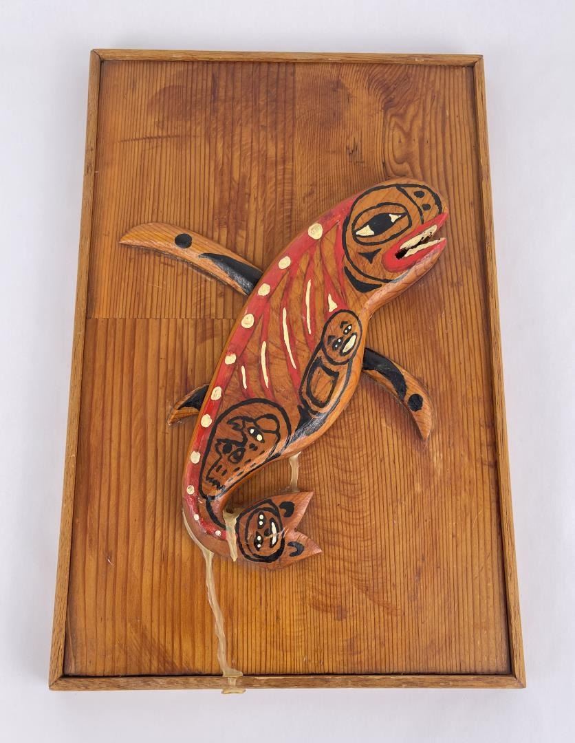 Haida Indian Northwest Coast Whale Carving