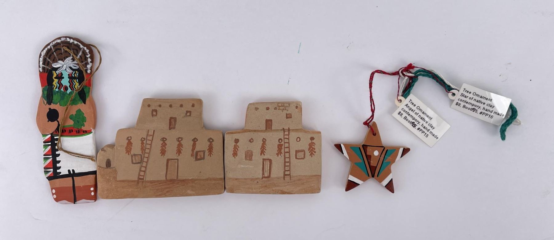 Hopi Indian Kachina Christmas Ornaments