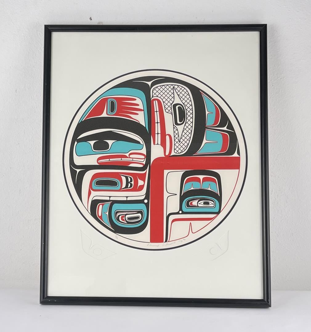 Reg Davidson Classical Dilemma Haida Indian Print