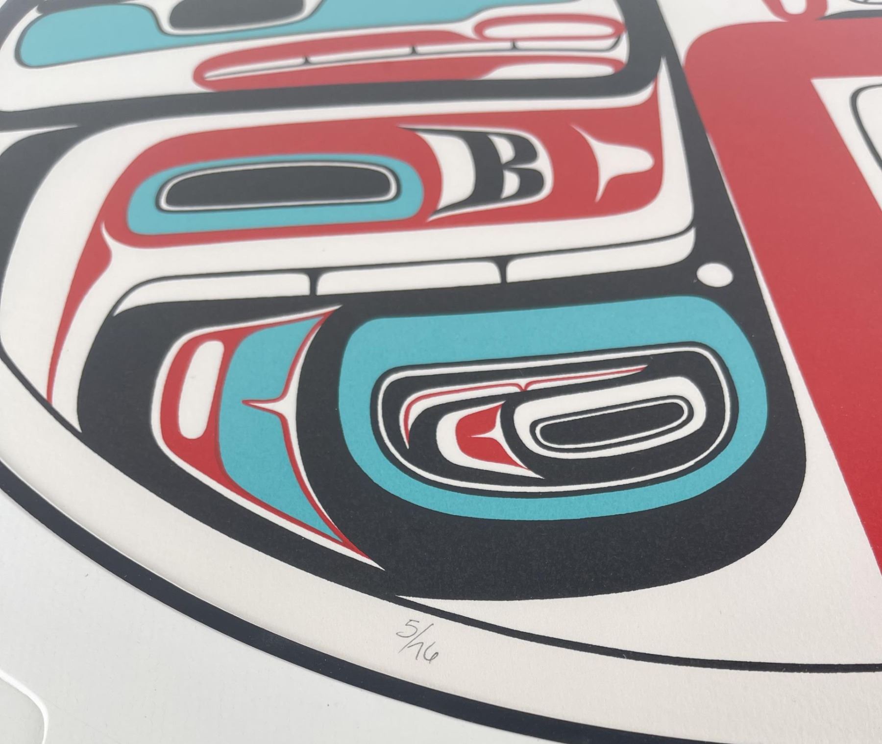 Reg Davidson Classical Dilemma Haida Indian Print