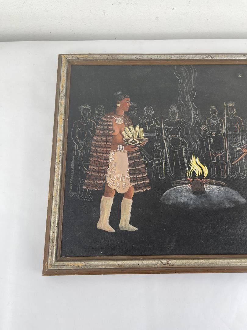 Murv Jacob Cherokee Indian Painting