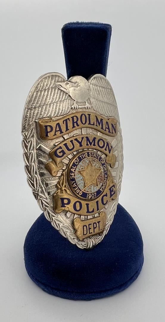 Patrolman Guymon Oklahoma Police Badge