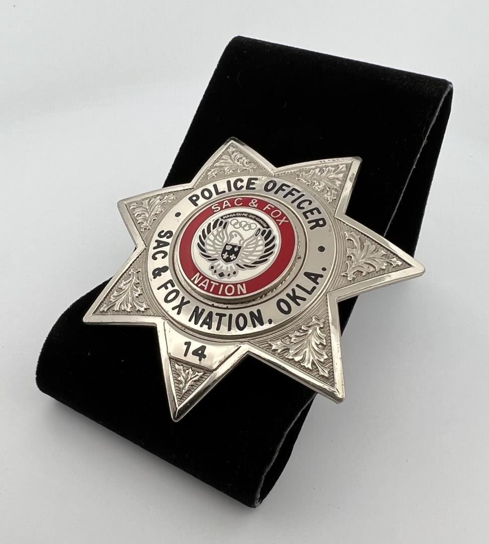 Sac & Fox Nation Oklahoma Police Badge