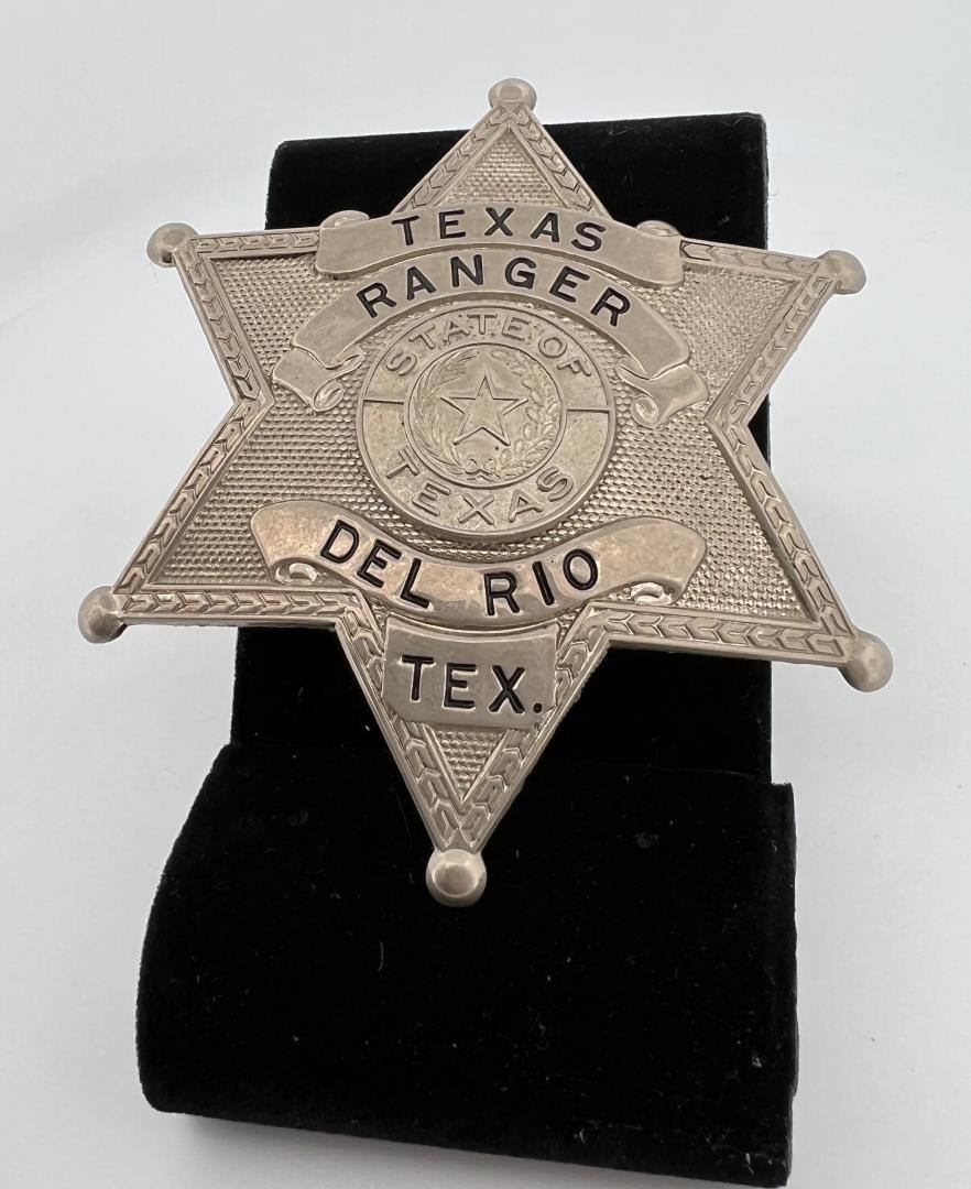 Texas Ranger Del Rio Texas Star Badge