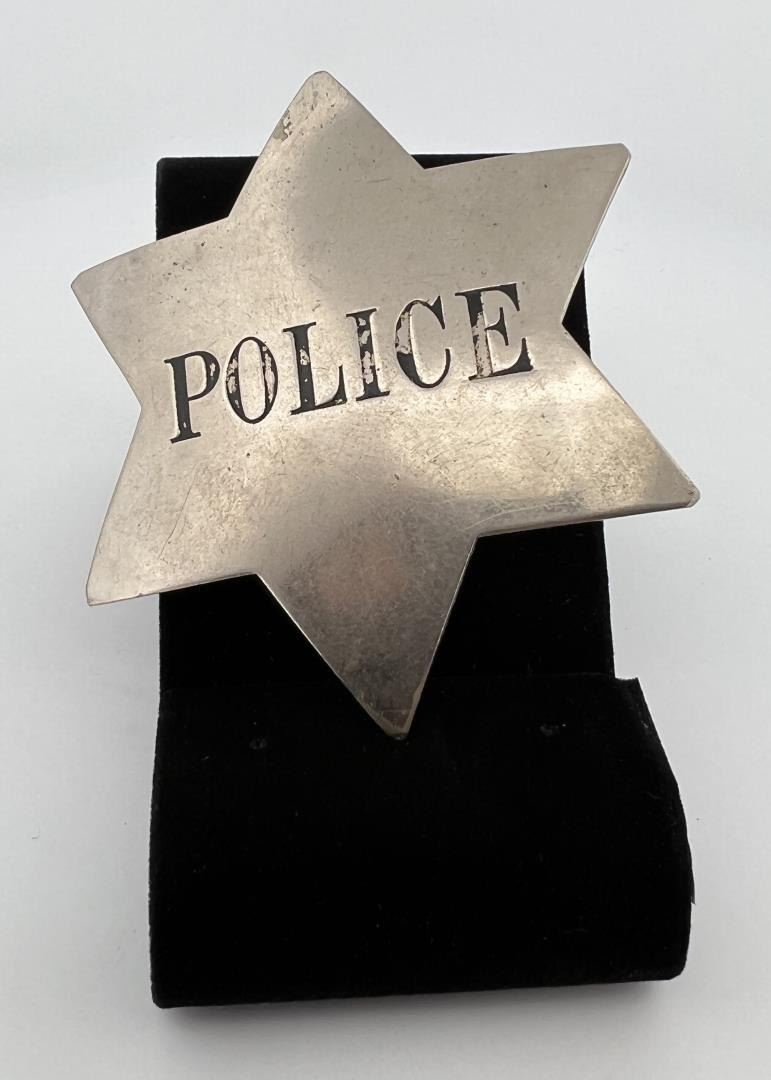 Antique Police Star Badge