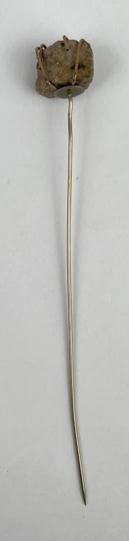 Antique Gold Rush Gold Ore Miners Hat Pin