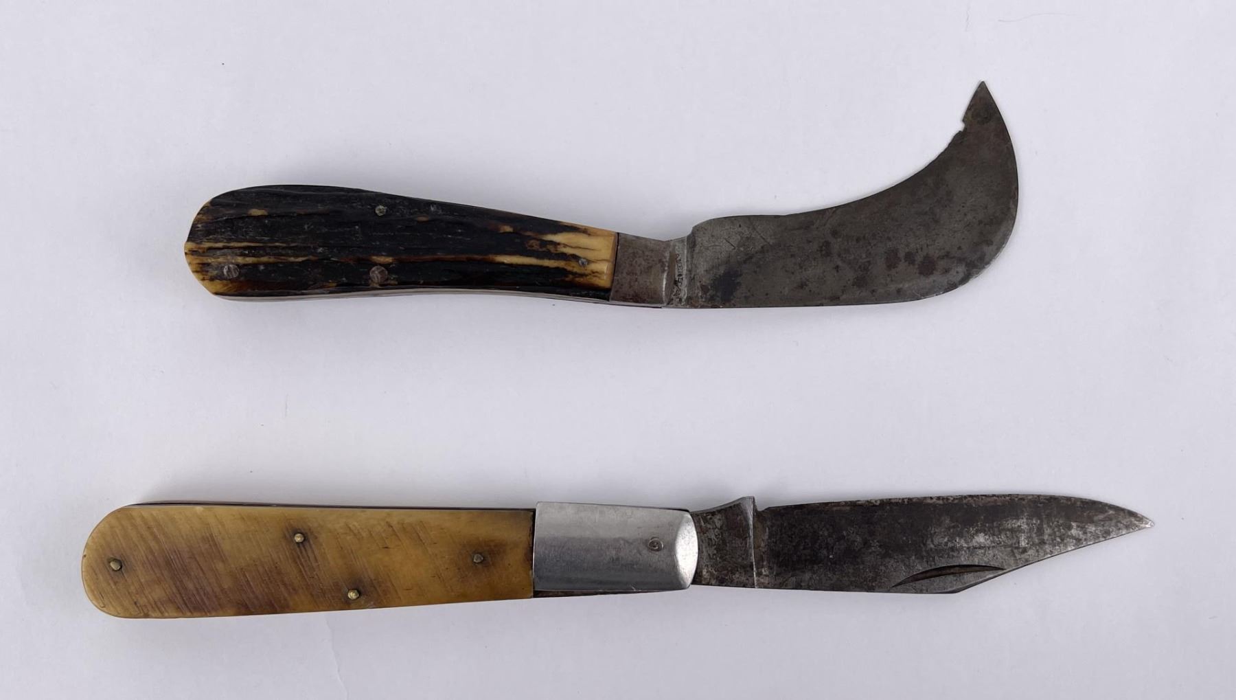 Pair of Antique Pocket Knives American Shear