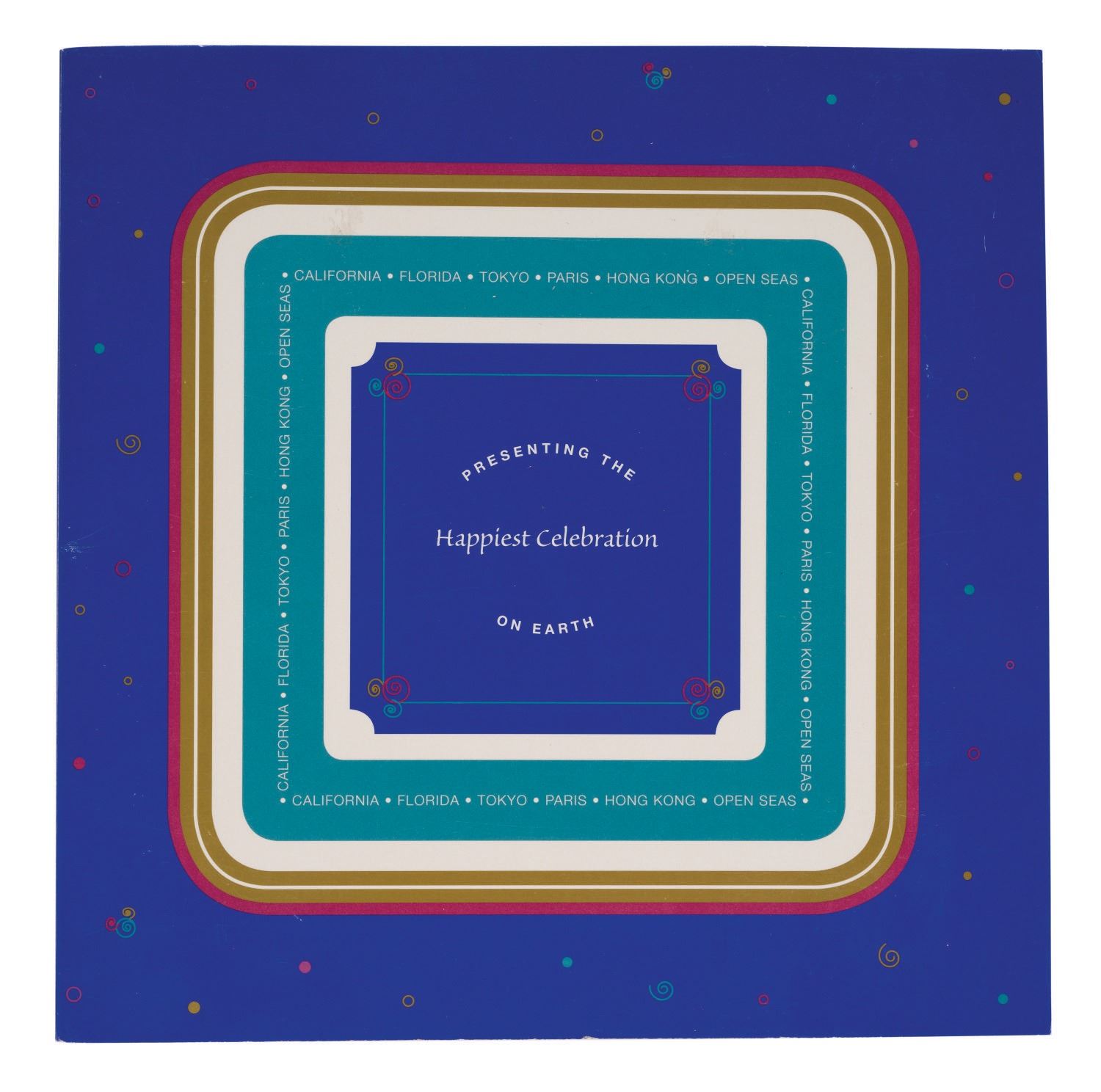 A Disneyland 50th Anniversary Lenticular Book.