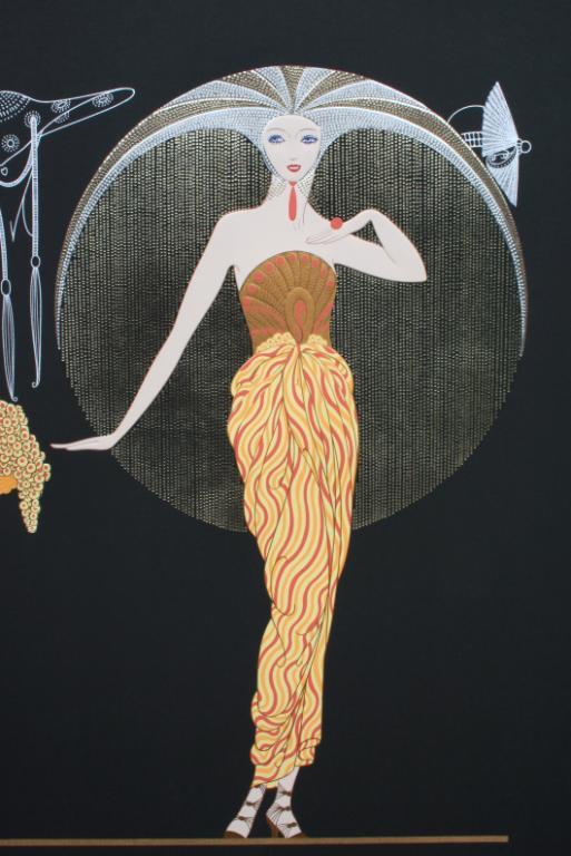 Erte Morning, Day Serigraph Print