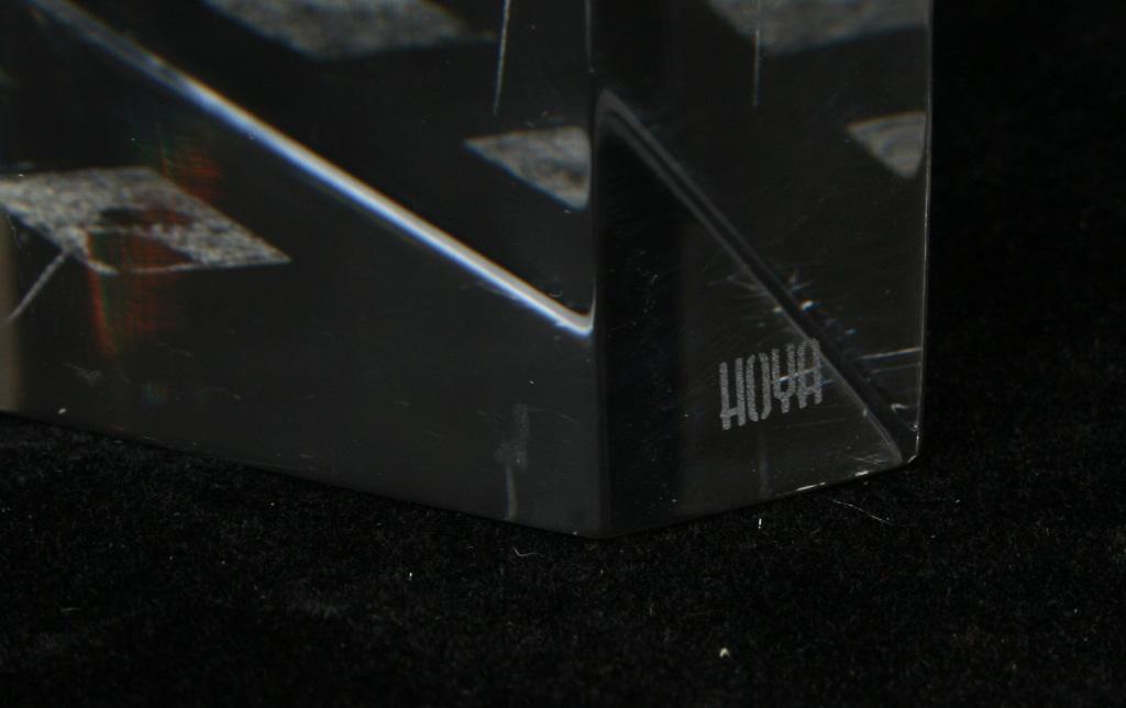 Hoya Glass Bookends - Ram and Lion