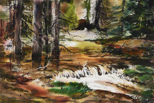 James M. Haughey, Watercolor