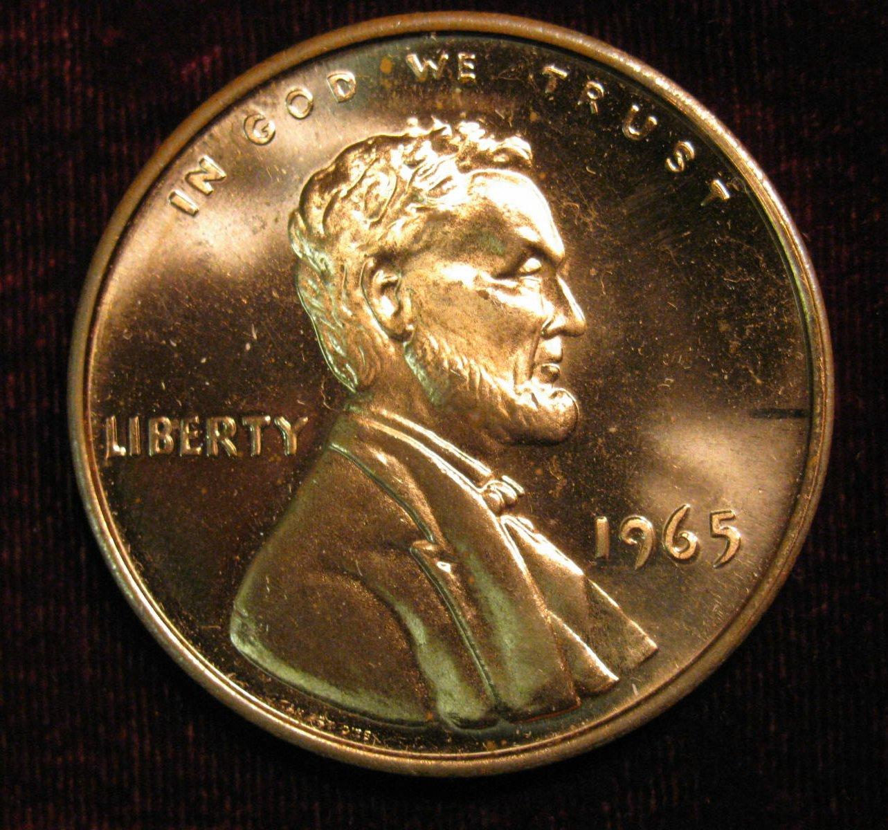 361. 1965 Sudbury Canada Lincoln Cent Commemorative Coin. BU