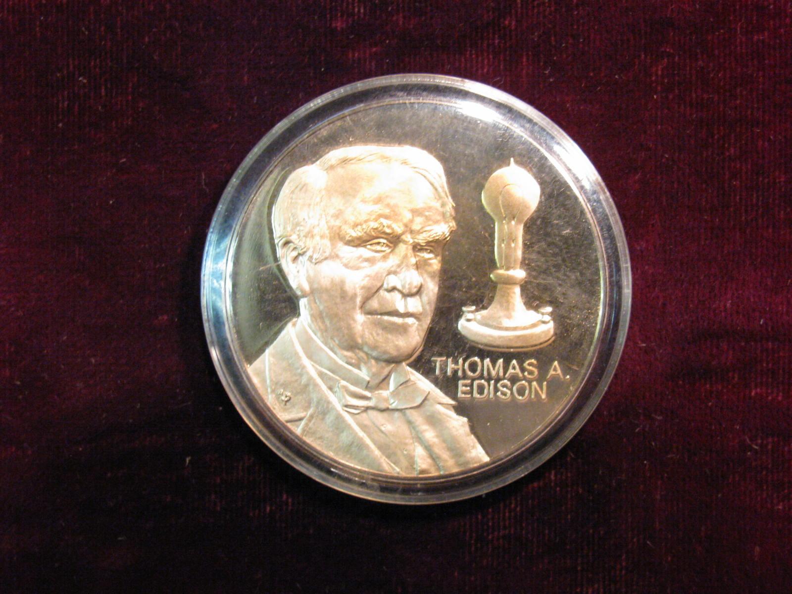 3082. 1776-1976 Thomas Edison Bronze Medal. Proof