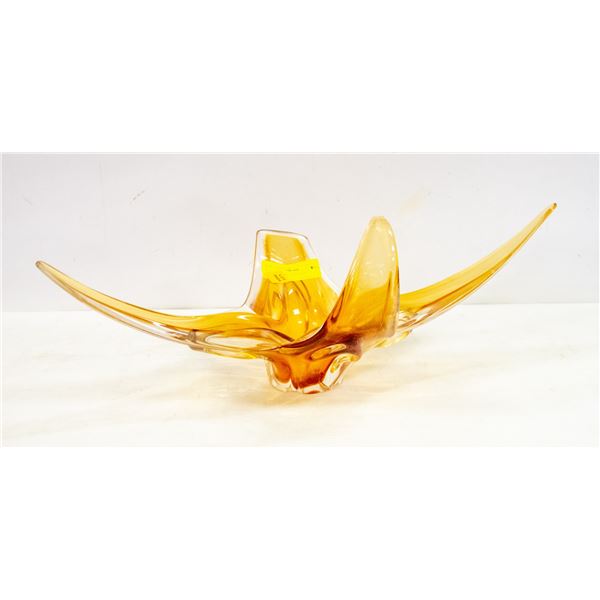 Vintage Art Glass Dish