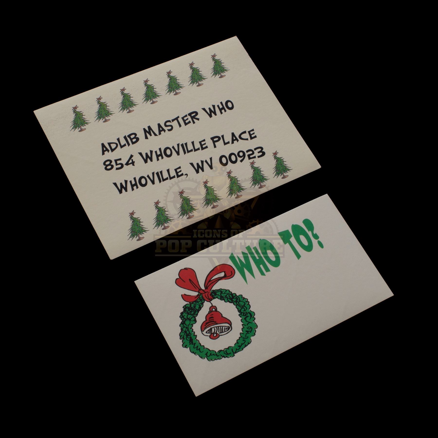 How the Grinch Stole Christmas – “Whoville” Gift Tag & Address Label – H44