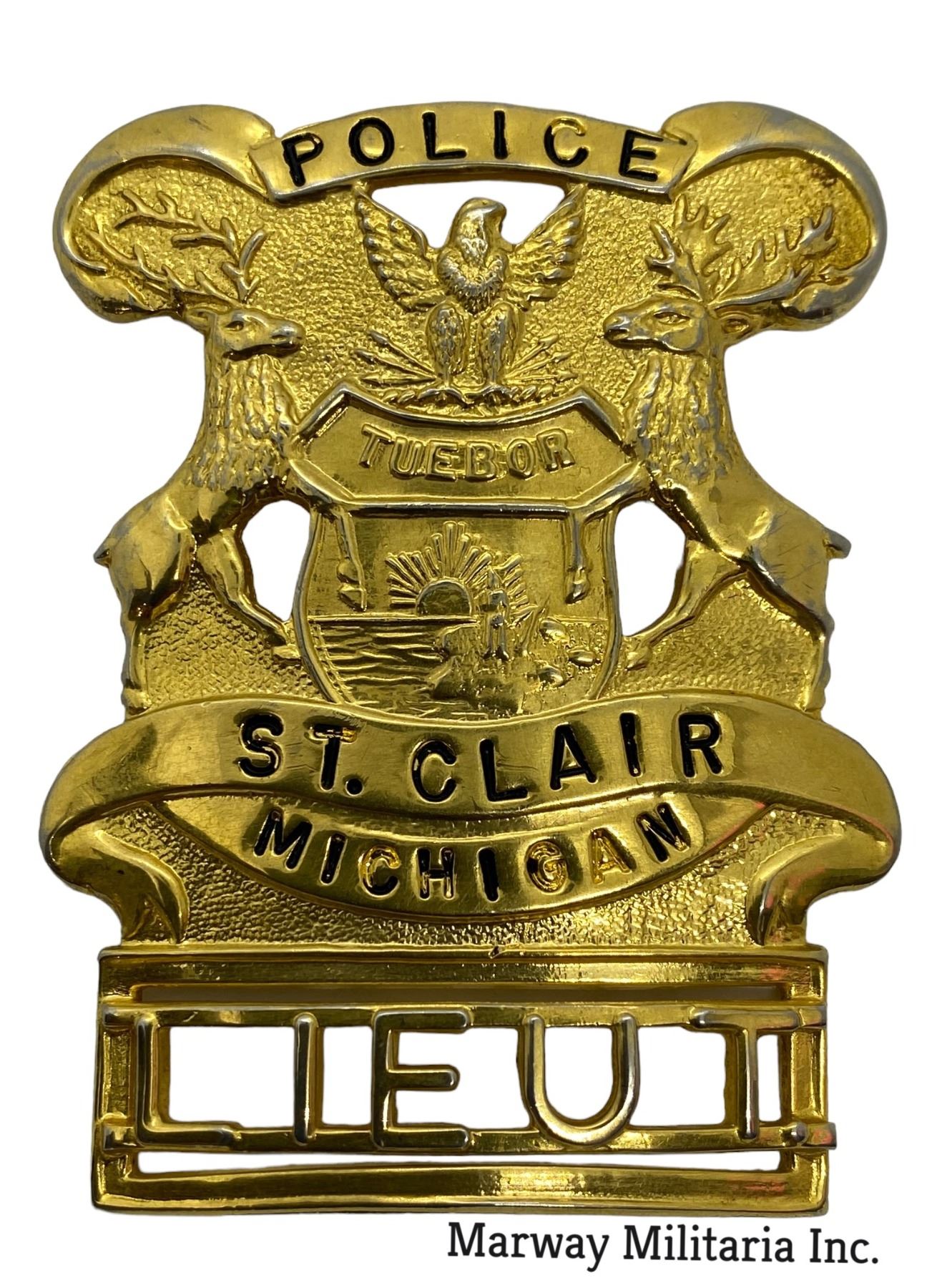 USA ST Clair Michigan Police Badge
