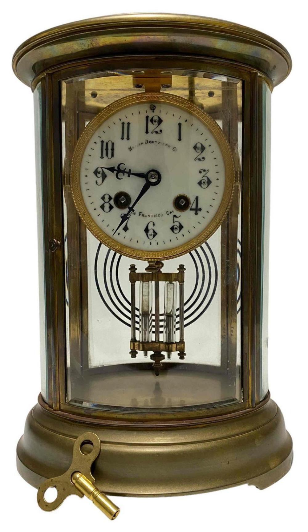 Antique Nathan Dohrmann San Francisco Cased Clock
