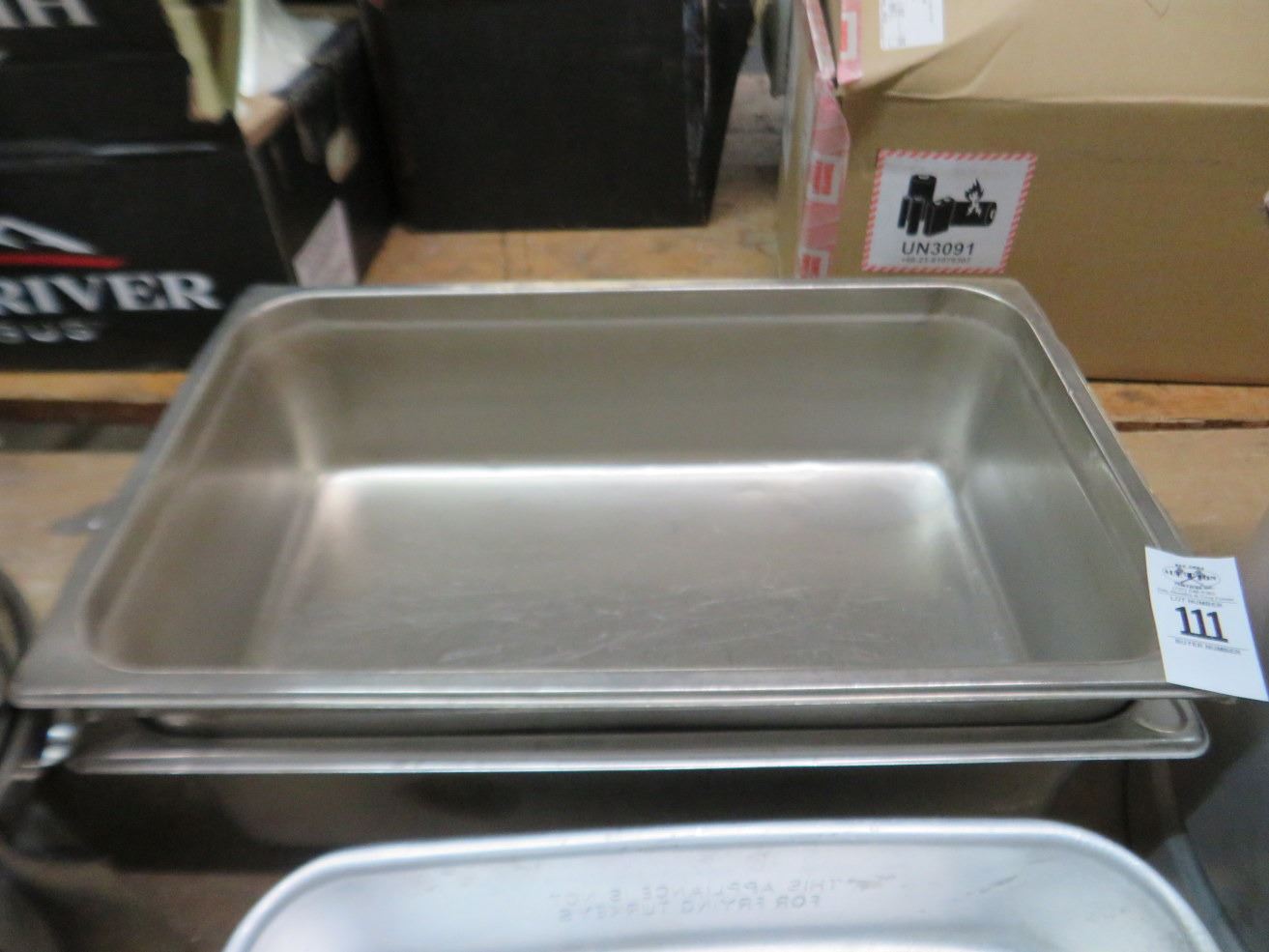 3-Full S/S Insert Pans - 3 X