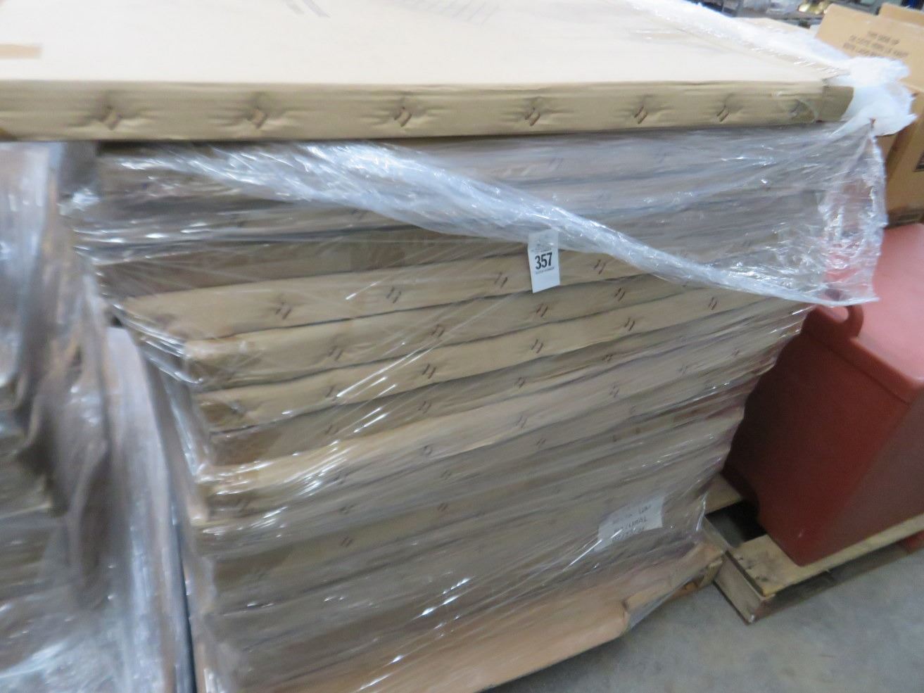 21-Aluminum Non Wood Natural Slat Top 4 Top Table - 21 X