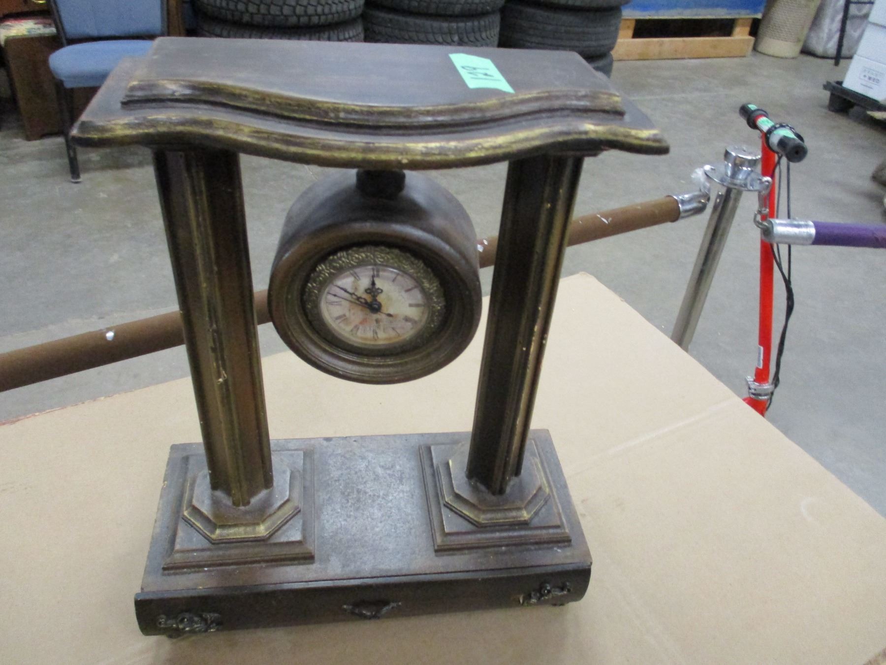 2 PILLAR CLOCK