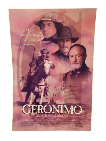 Geronimo An American Legend Signed Movie Poster