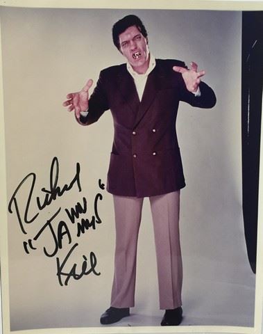 007 James Bond "The Spy Who Loved Me" Jaws (Richard Keil) Signed Photo