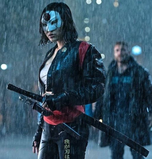 SUICIDE SQUAD KATANA PRODUCTION PROTOTYPE STUNT WARDROBE 2 SUPER HERO