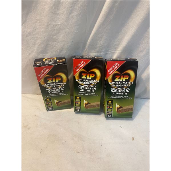ZIP natural match fire lighters
