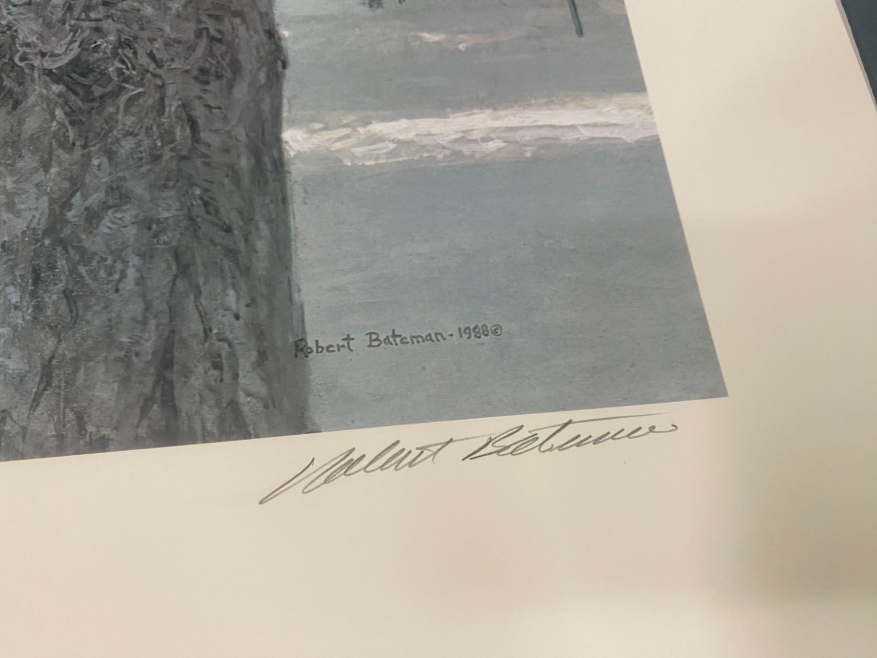 Robert Bateman Midnight Black Wolf