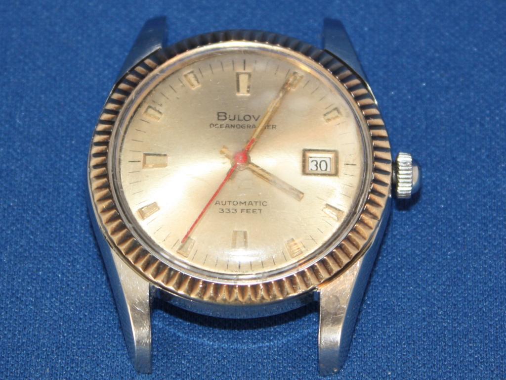 Vintage Bulova Oceanographer Divers Watch 10K Gold