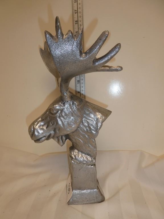cast moose head bust