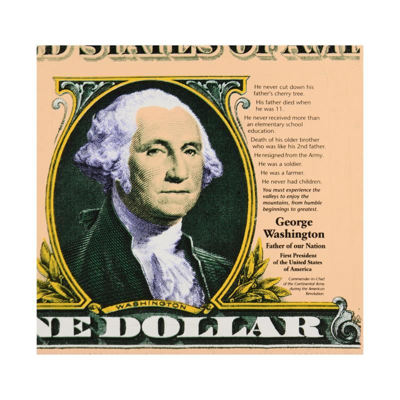 George Washington, Father of Our Nation by Steve Kaufman (1960-2010)