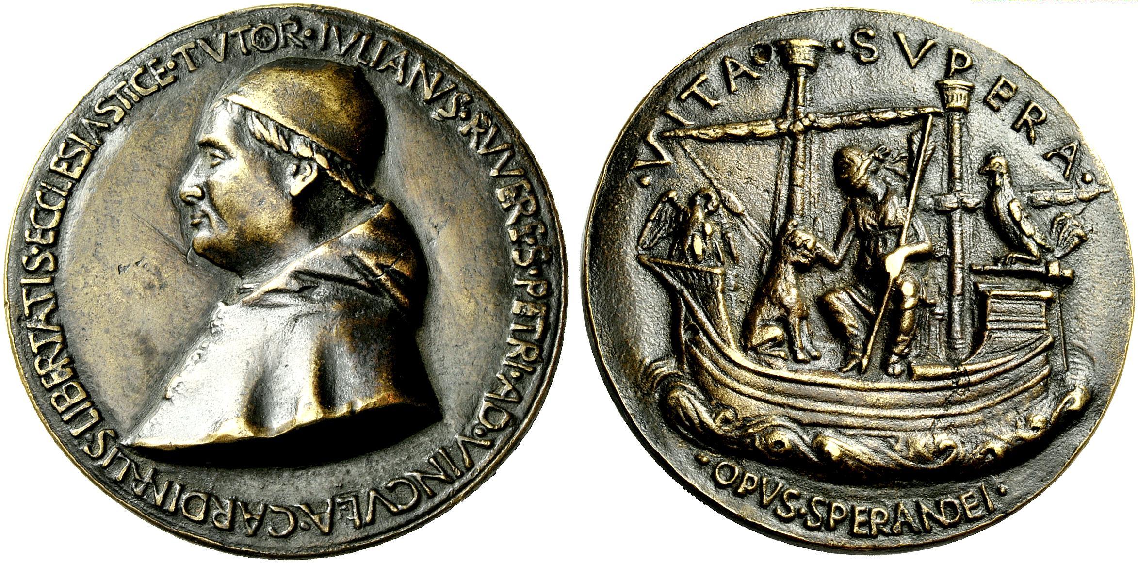 Giuliano della Rovere. Medaglia (1471)
