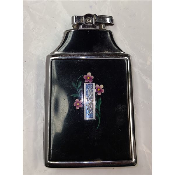 Ronson Mastercase - Cigarette Case & Lighter Combo Enamelled