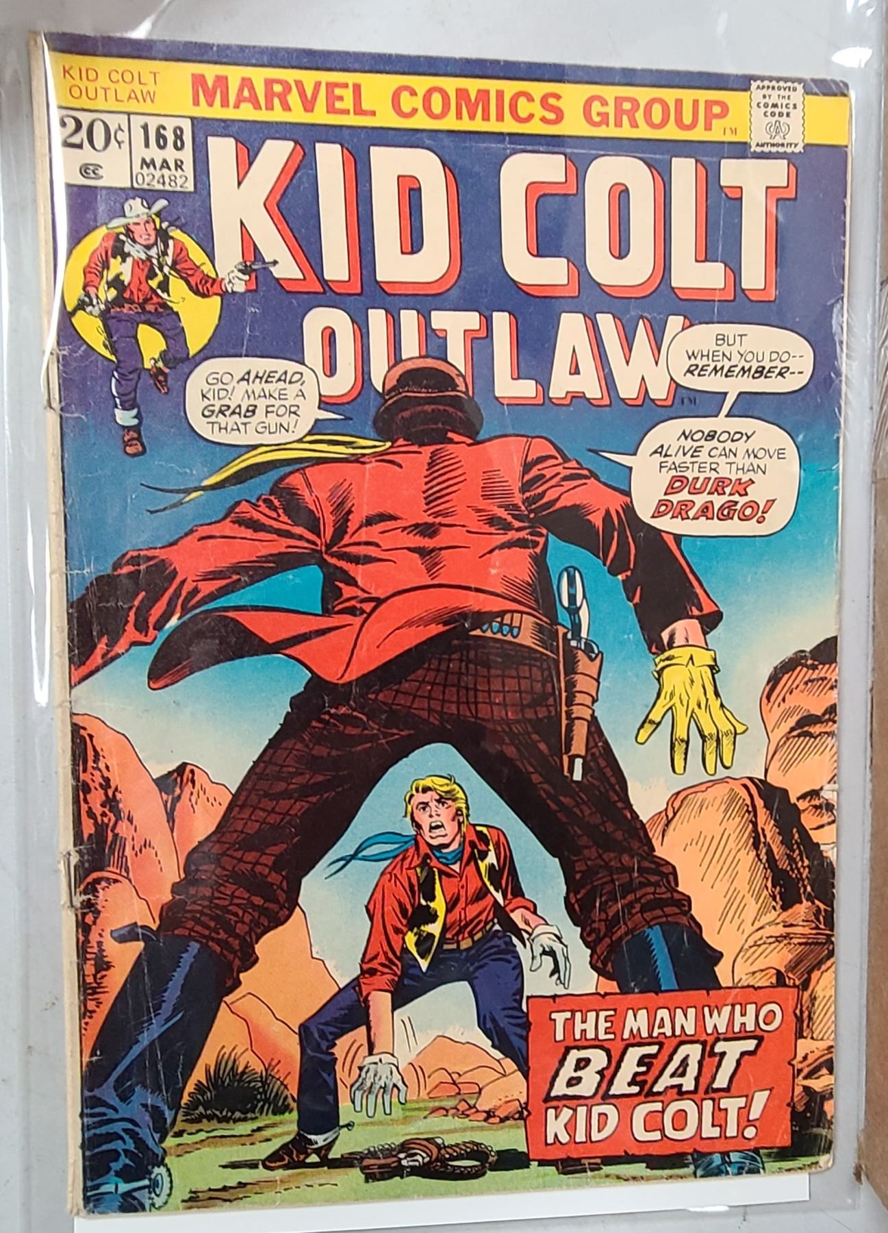 Kid Colt #168 Comic - Western - Marvel