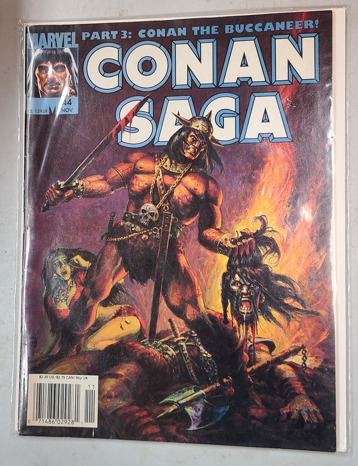 Conan Saga #44 Comic - Fantasy - Marvel