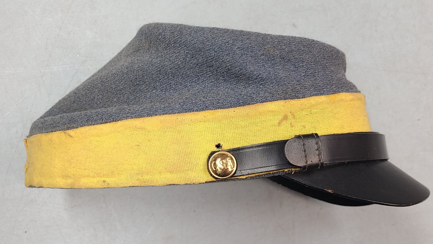 AMERICAN CIVIL WAR CONFEDERATE FORAGE Kepi CAP,