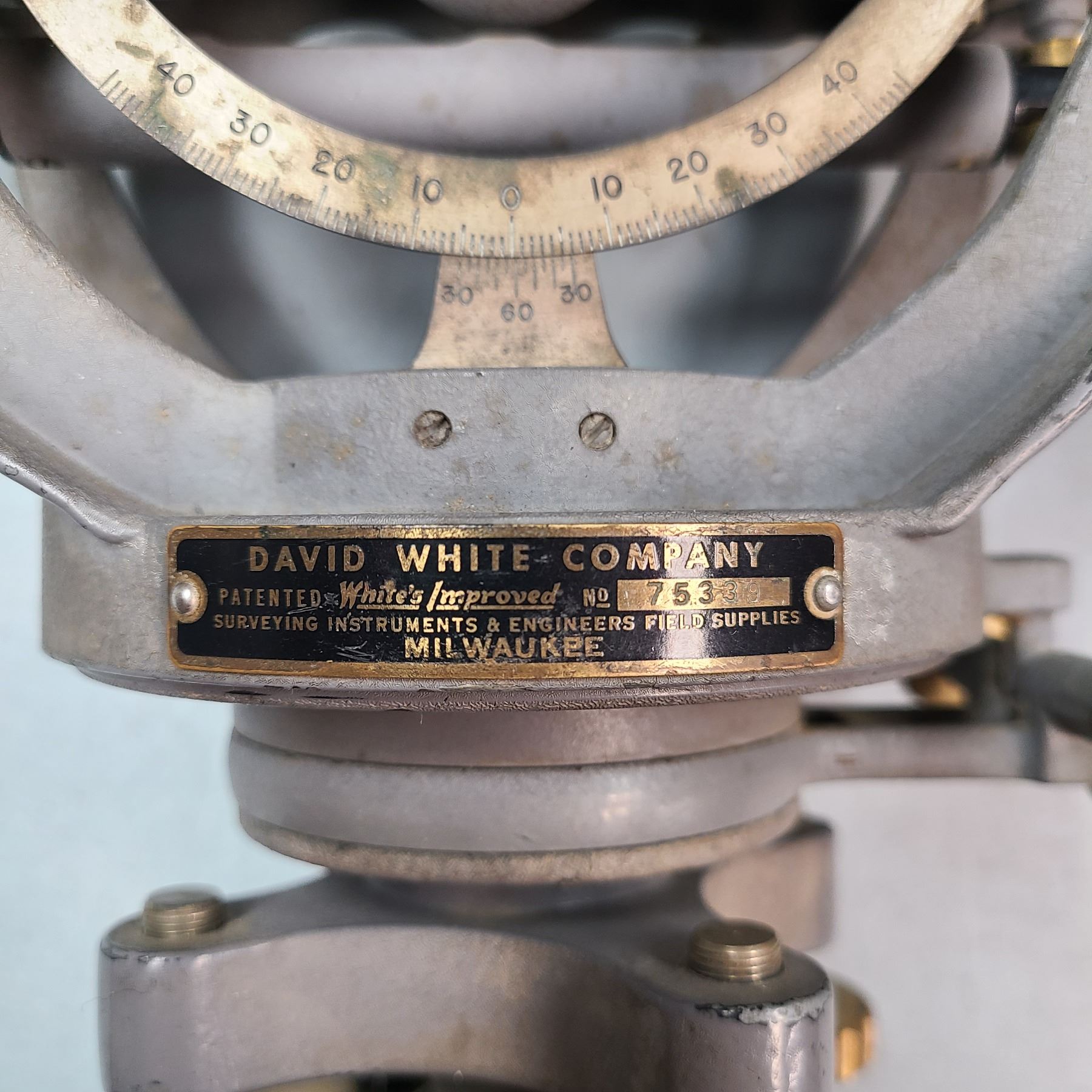 Vintage David White Instruments Universal Model 8300 Level TRANSIT