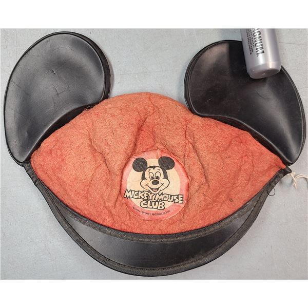 VERY RARE Mickey Mouse Club Hat Original in Red Felt