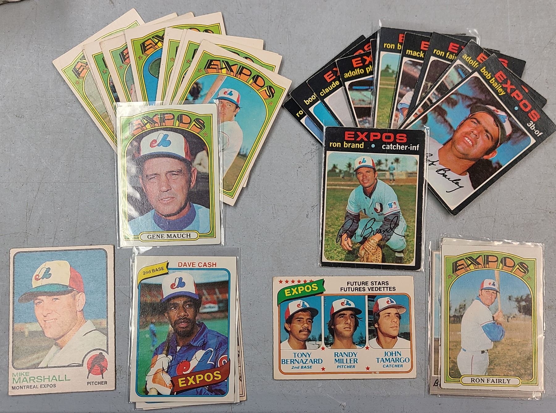 Montreal Expos the Early Years Baseball Cards