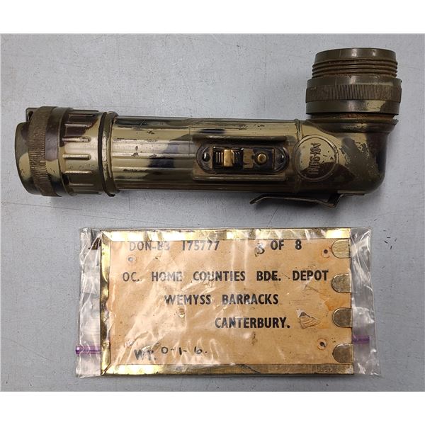 Military Fulton Flashlight MX-99 1/U - Made in USA - PLUS Brass Backed ...