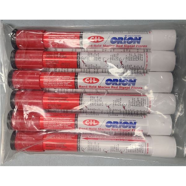 Orion Marine Hand Held Emergency Locator Flares RED Signal Flare - lot ...