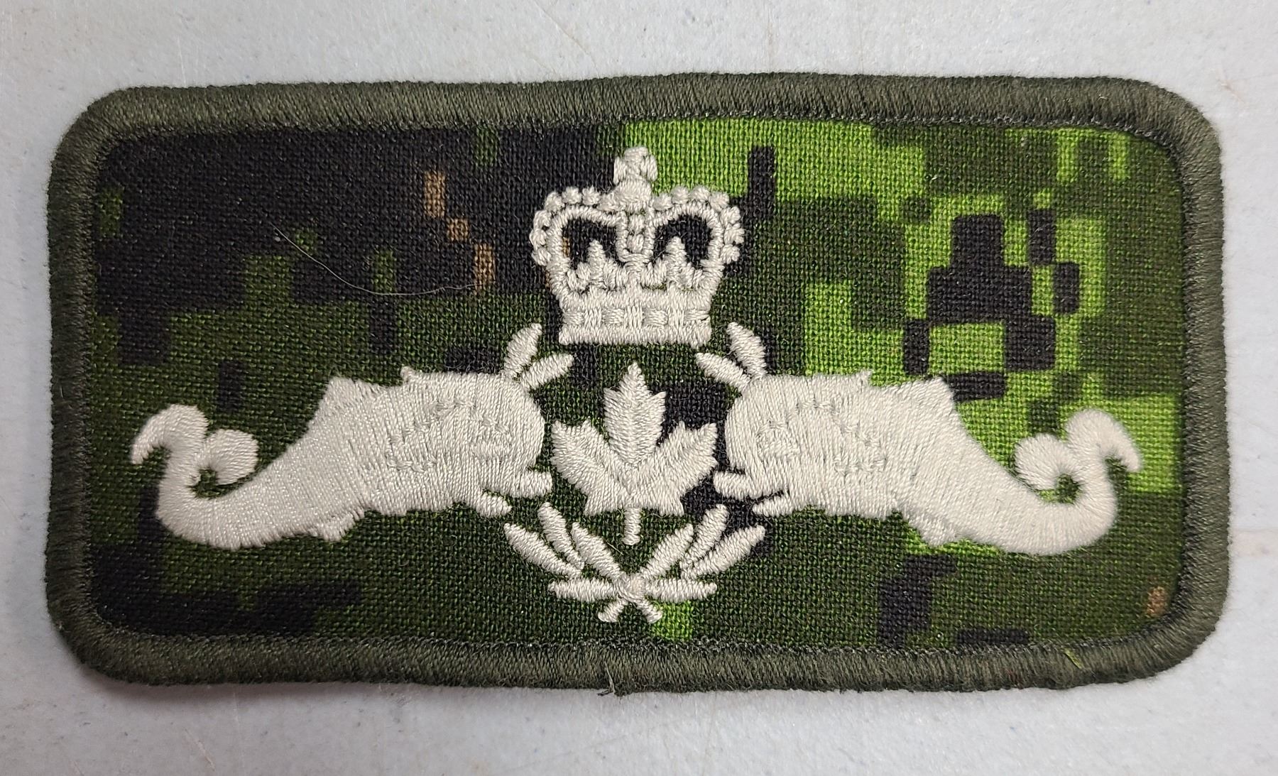 Port Inspection Diver Canadian Military Cadpat Badge