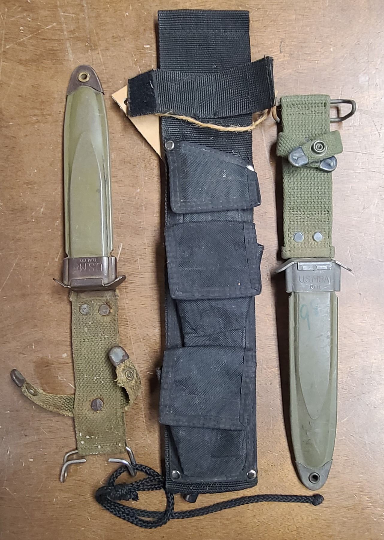 US Military Bayonet Sheaths - M8 & M9 - Lot of 3 Sheaths