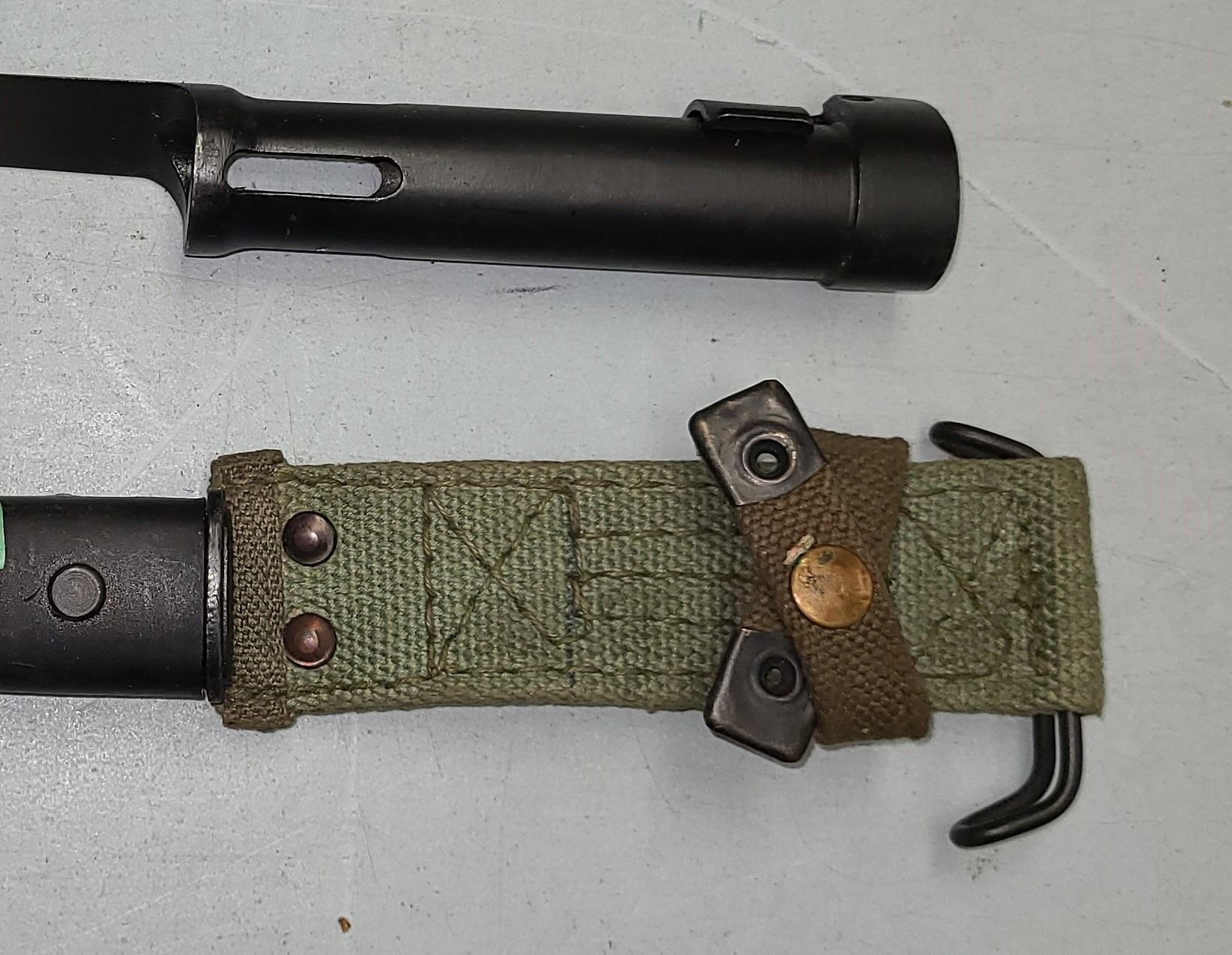 Brazil - FN FAL IMBEL Type C Bayonet & Scabbard