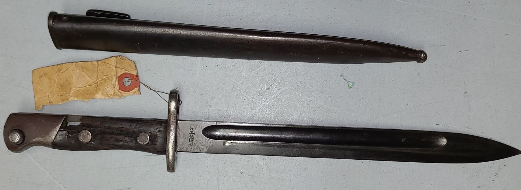 Siamese Mauser Type 45 rifle Bayonet & Scabbard