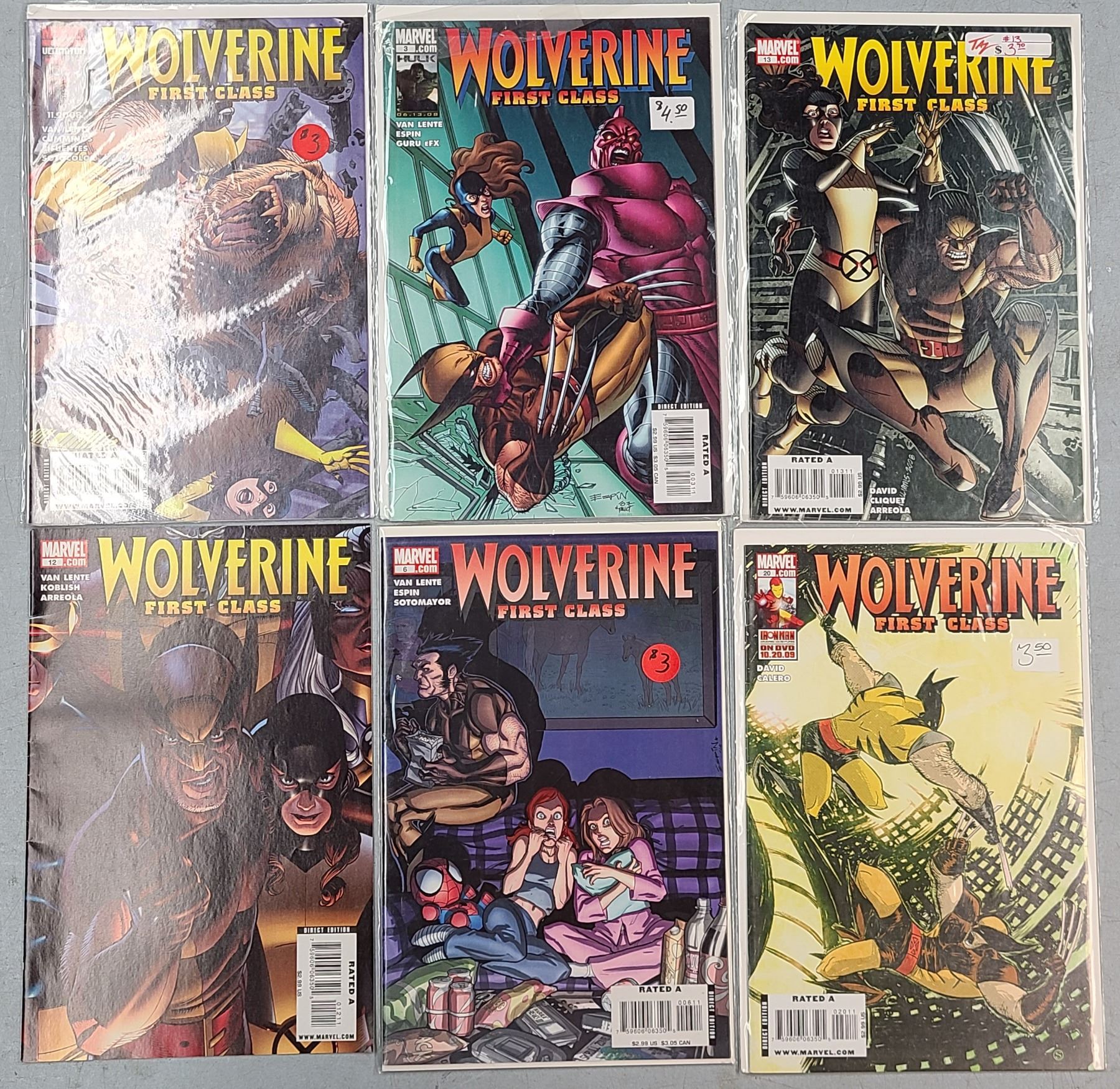 Wolverine 8 Book Comic Lot - First Class