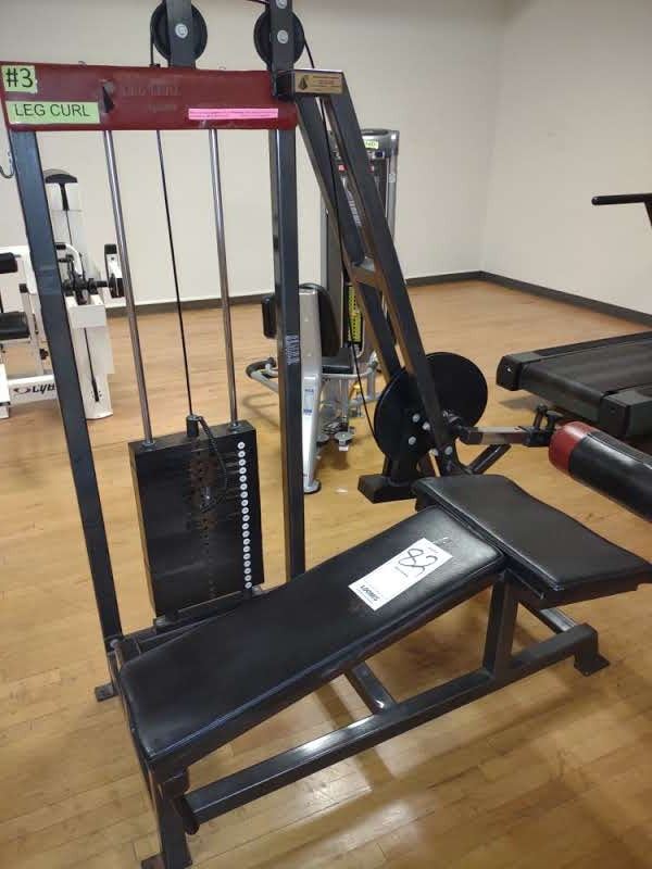 PYRAMID LEG CURL MACHINE