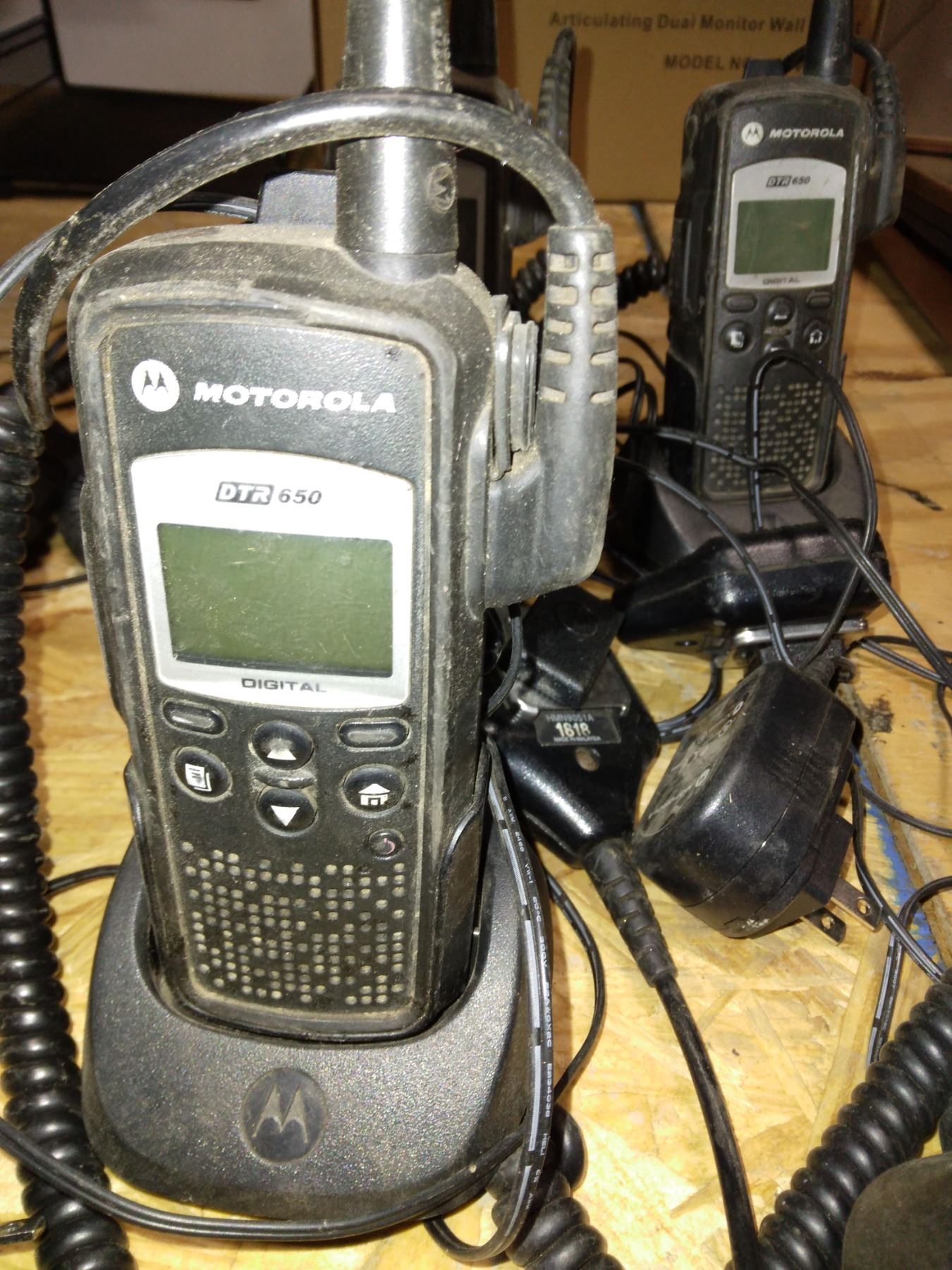 MOTOROLA DTR 650, ALL POWER UP AND IN GOOD CONDITION (X4)